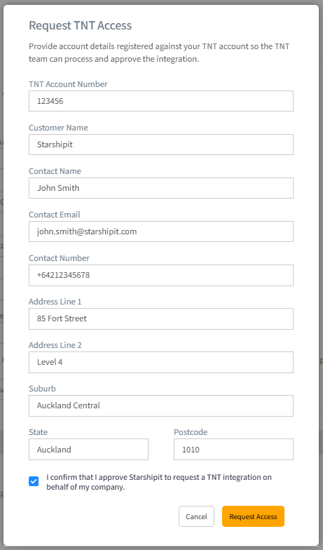 How to set up TNT – Starshipit Support Centre | Setup, FAQs & Guides