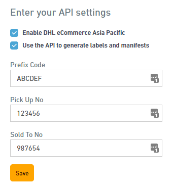 Set up DHL eCommerce Asia Pacific – Starshipit