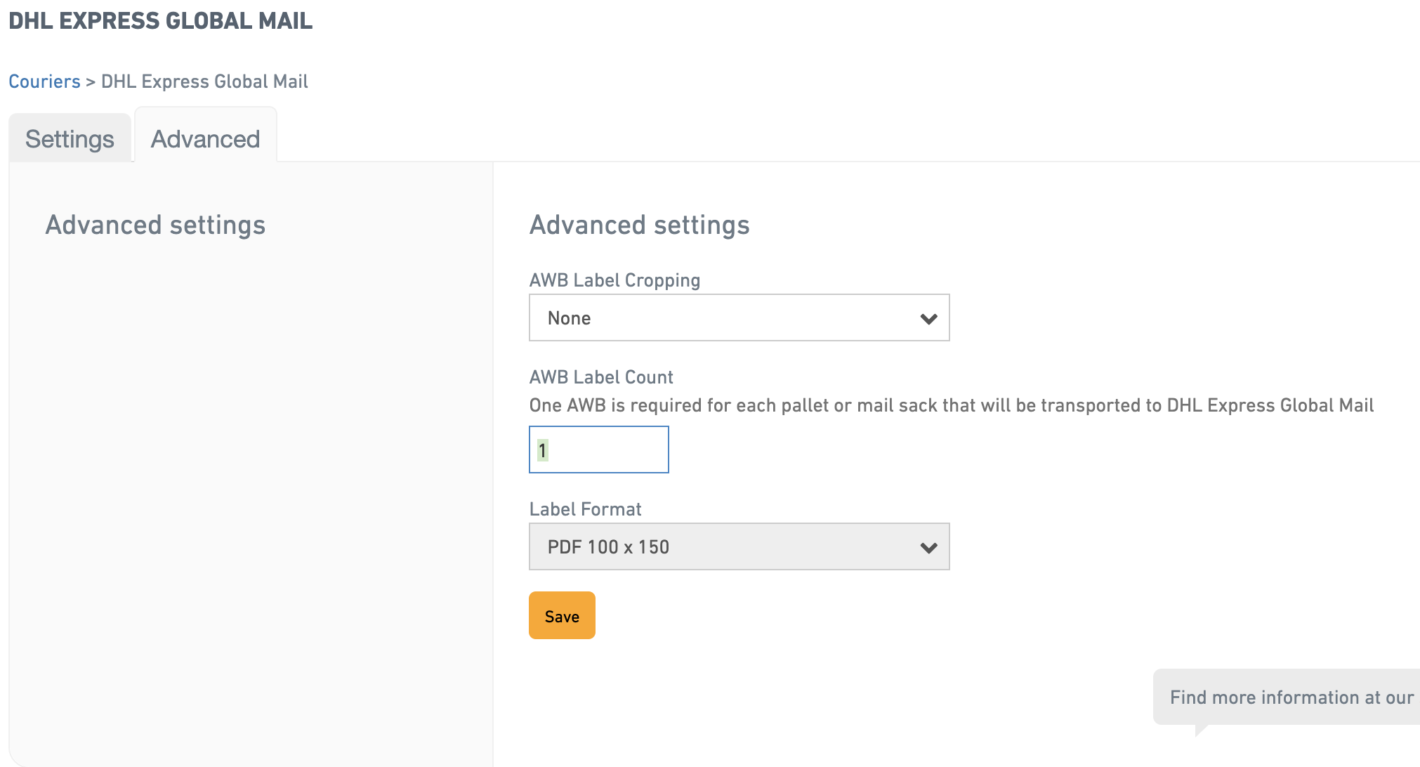How to set up DHL Express Global Mail – Starshipit